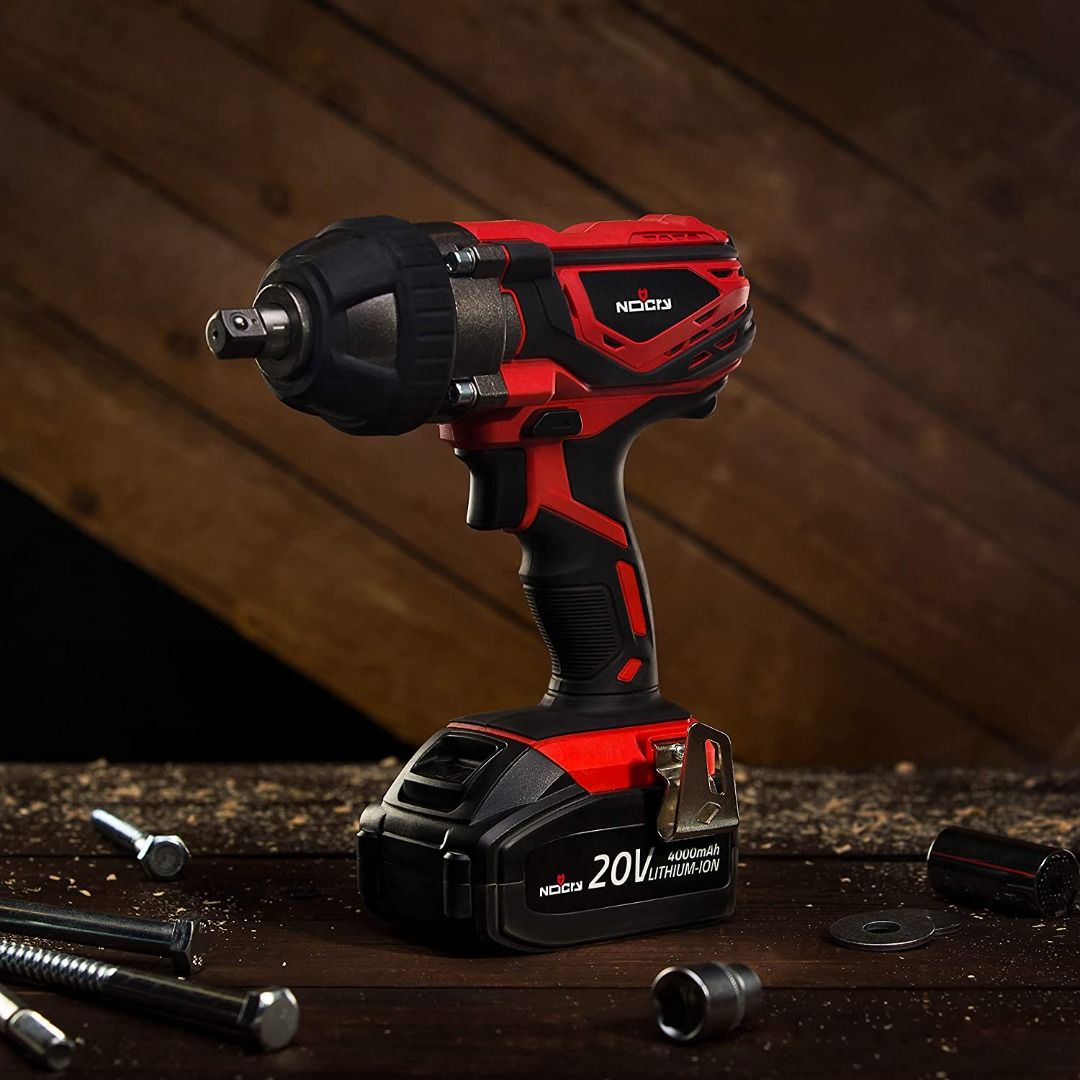 20V Cordless Impact Wrench - 300 ft-lb (400 Nm) Torque, 2700 Max IPM ...