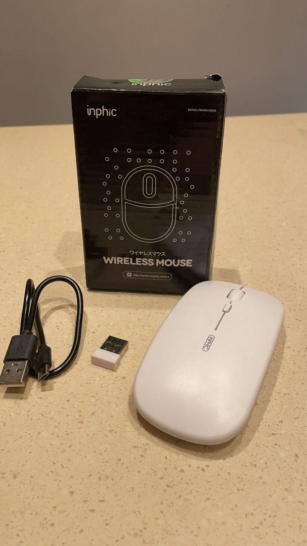 2933) INPHIC (PM-1) WIRELESS MOUSE, SLIM SILENT CLICK RECHARGEABLE 2.4G ... 2933) INPHIC (PM-1) WIRELESS MOUSE, SLIM SILENT CLICK RECHARGEABLE 2.4G ...