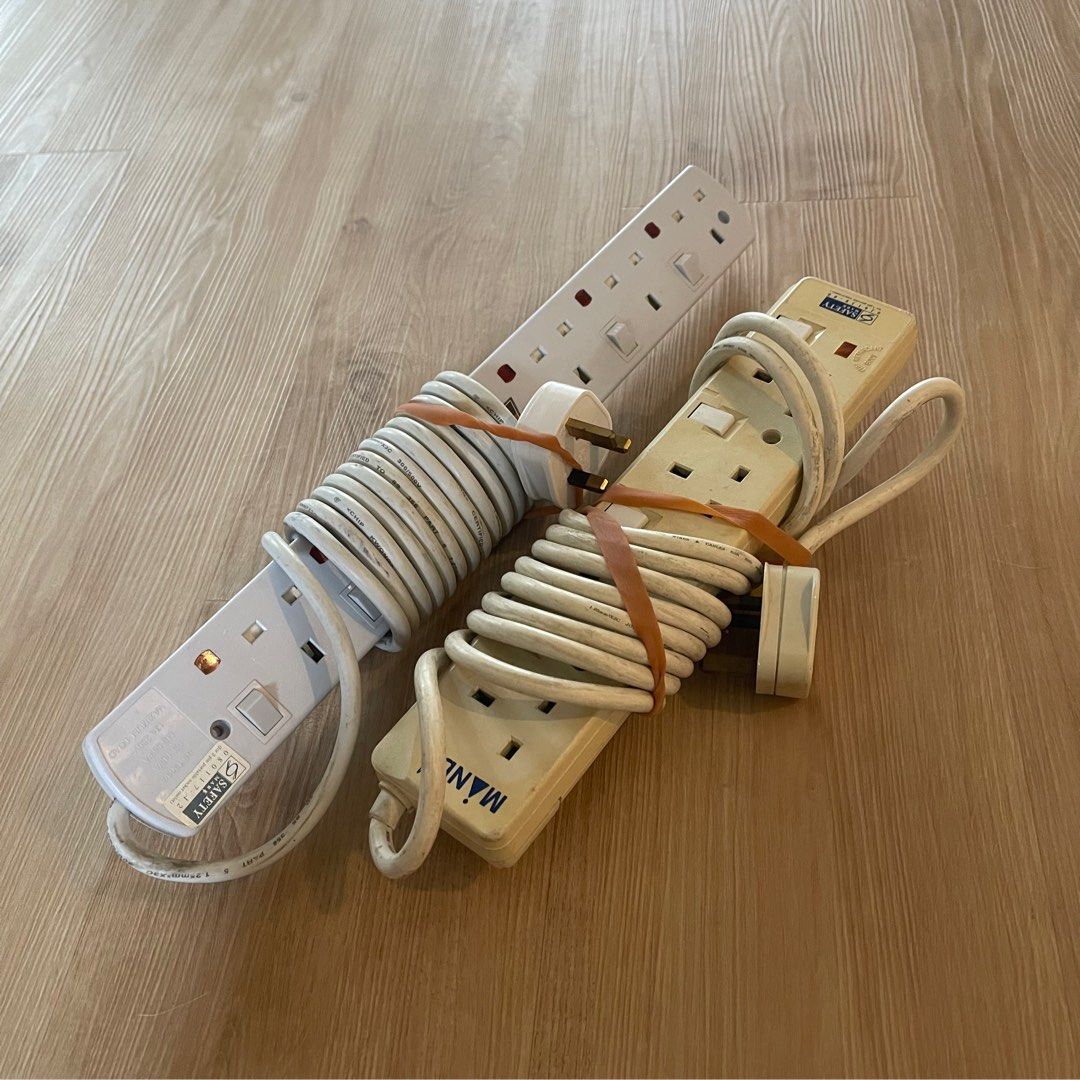 6 and 4 electrical points extension plug 2m, TV & Home Appliances ...