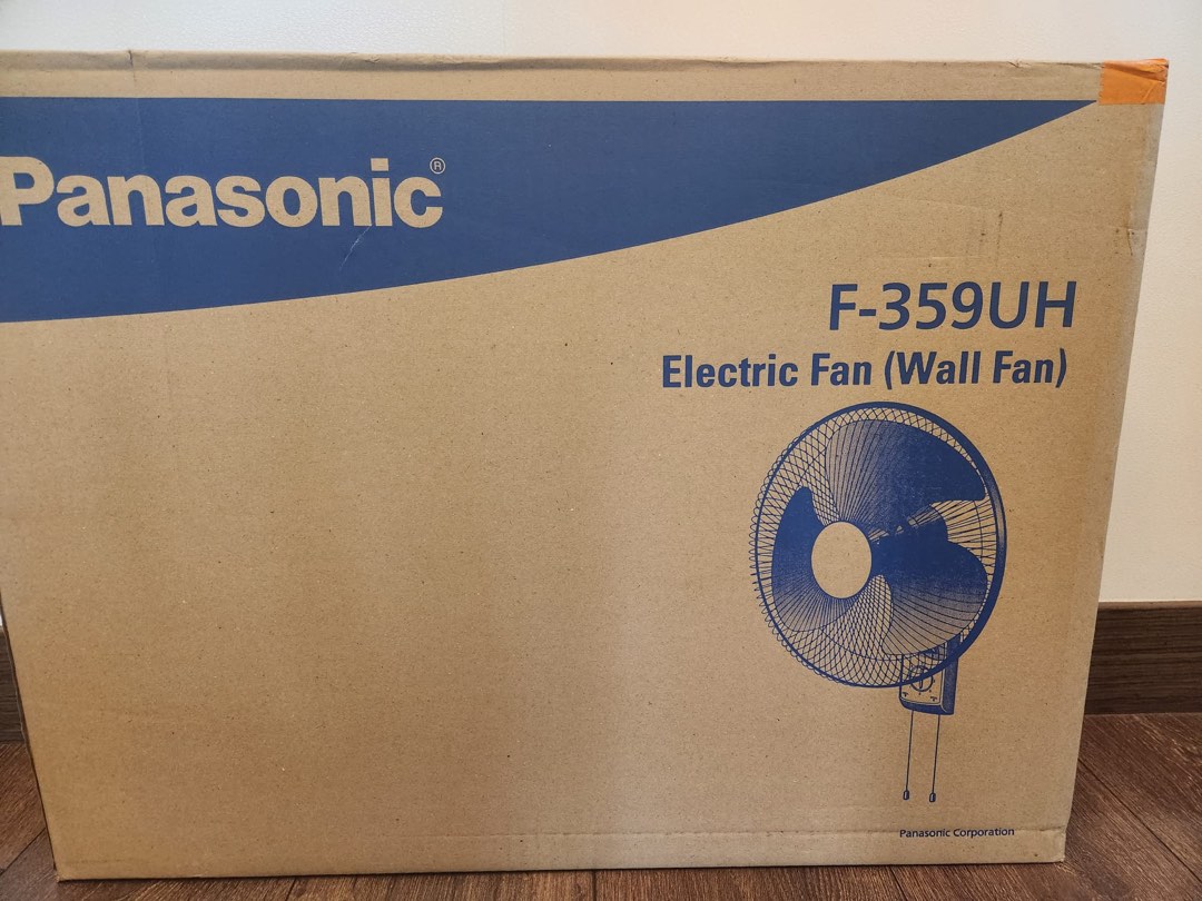 全新 行貨 Panasonic 掛牆 wall fan 14吋 14inch, 傢俬＆家居, 燈飾及風扇, 風扇 - Carousell