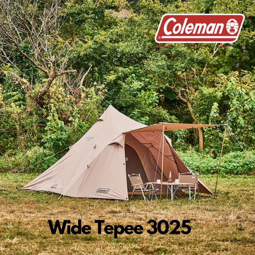 🇯🇵日本代購 2023 Coleman Wide Tepee 3025 Coleman金仔 Coleman金字塔帳篷 Coleman ...