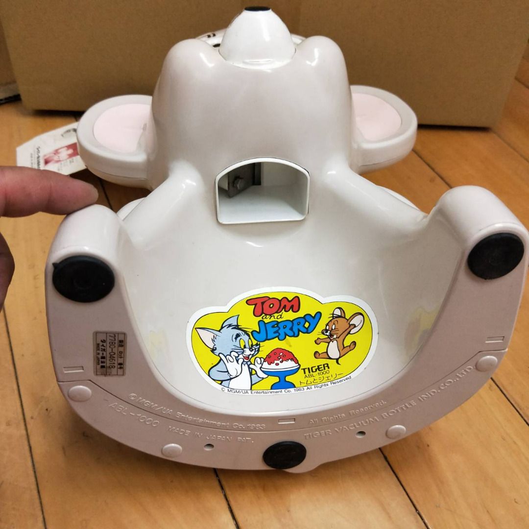 湯姆貓與傑利鼠 刨冰機/TOM&JERRY TIGER 1983 日本製 剉冰機, 書籍、休閒與玩具, 收藏、紀念品, 其他古董在旋轉拍賣