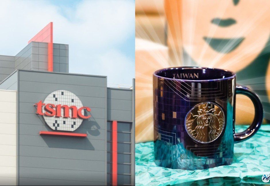 台積電 護國神山 限量TSMC 35週年X星巴克Starbucks聯名馬克杯 骨瓷杯 台GG #25春天市集, 家具及居家用品, 廚具和餐具, 水杯、水壺在旋轉拍賣