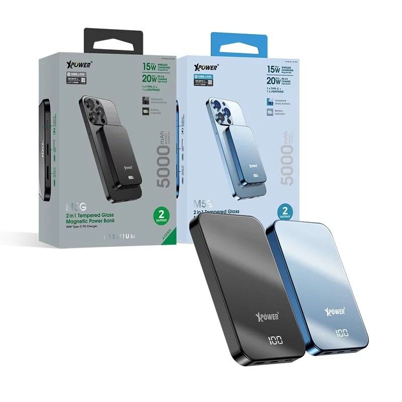 *現貨* XPower M5G 2合1 5000mAh 磁吸無線快充+PD 3.0外置充電器, 其他, 其他 - Carousell