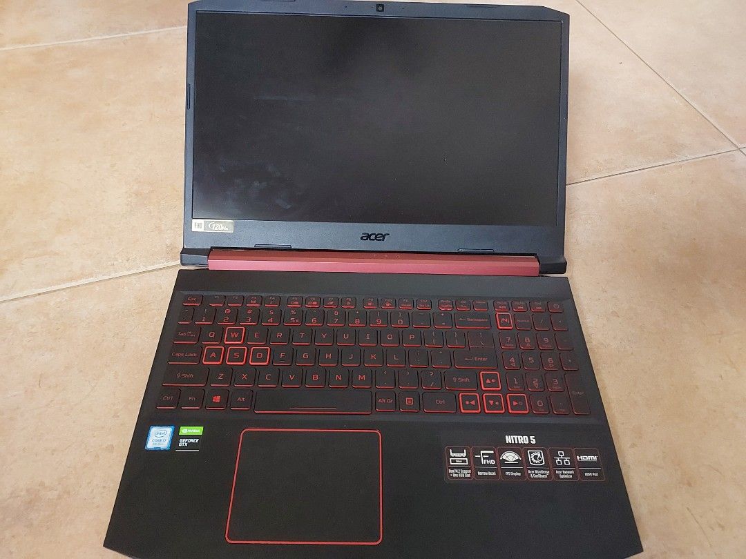 Acer nitro 5 gaming laptop, Intel i7 9750H , Nvidia 1650, Computers ...