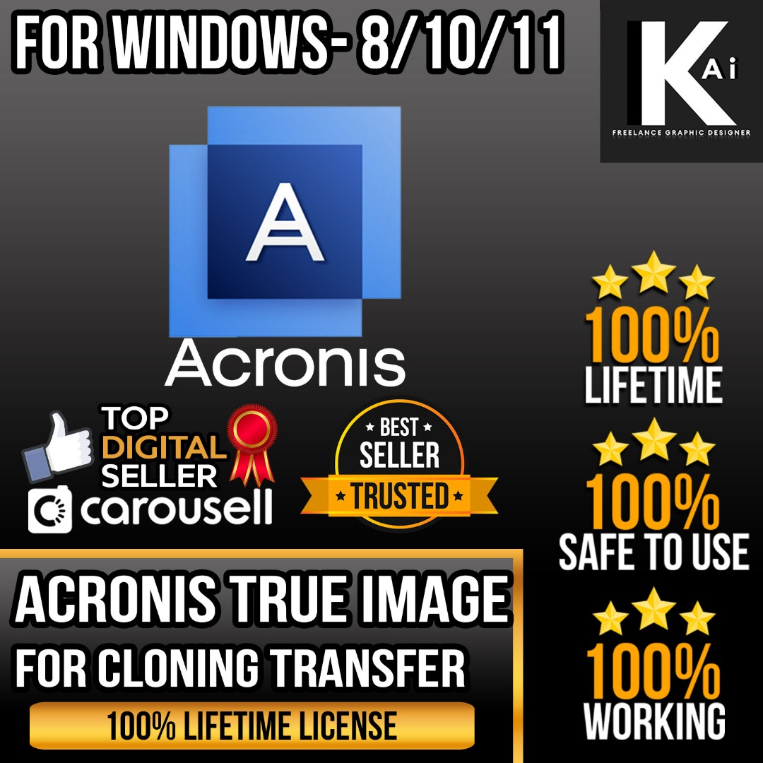 Acronis True Image Software (FOR DATA CLONING/TRANSFER), Computers ...