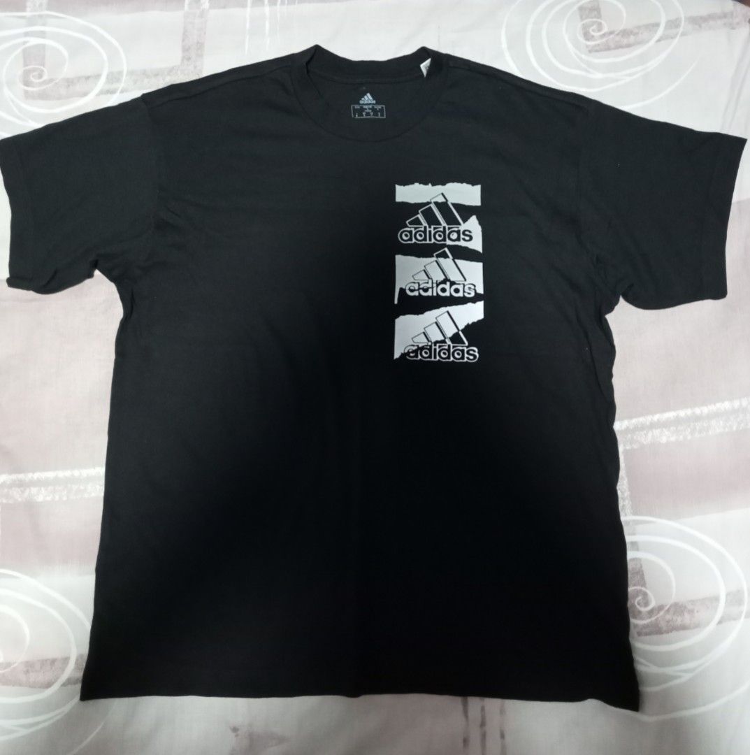 Adidas 3 stripes logo tee, Men's Fashion, Tops & Sets, Tshirts & Polo ...