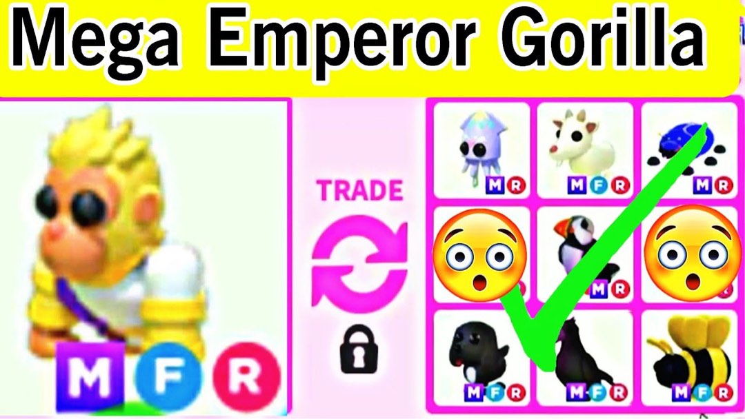 Adopt me pet mega emperor gorilla, Video Gaming, Video Games, Others on ...