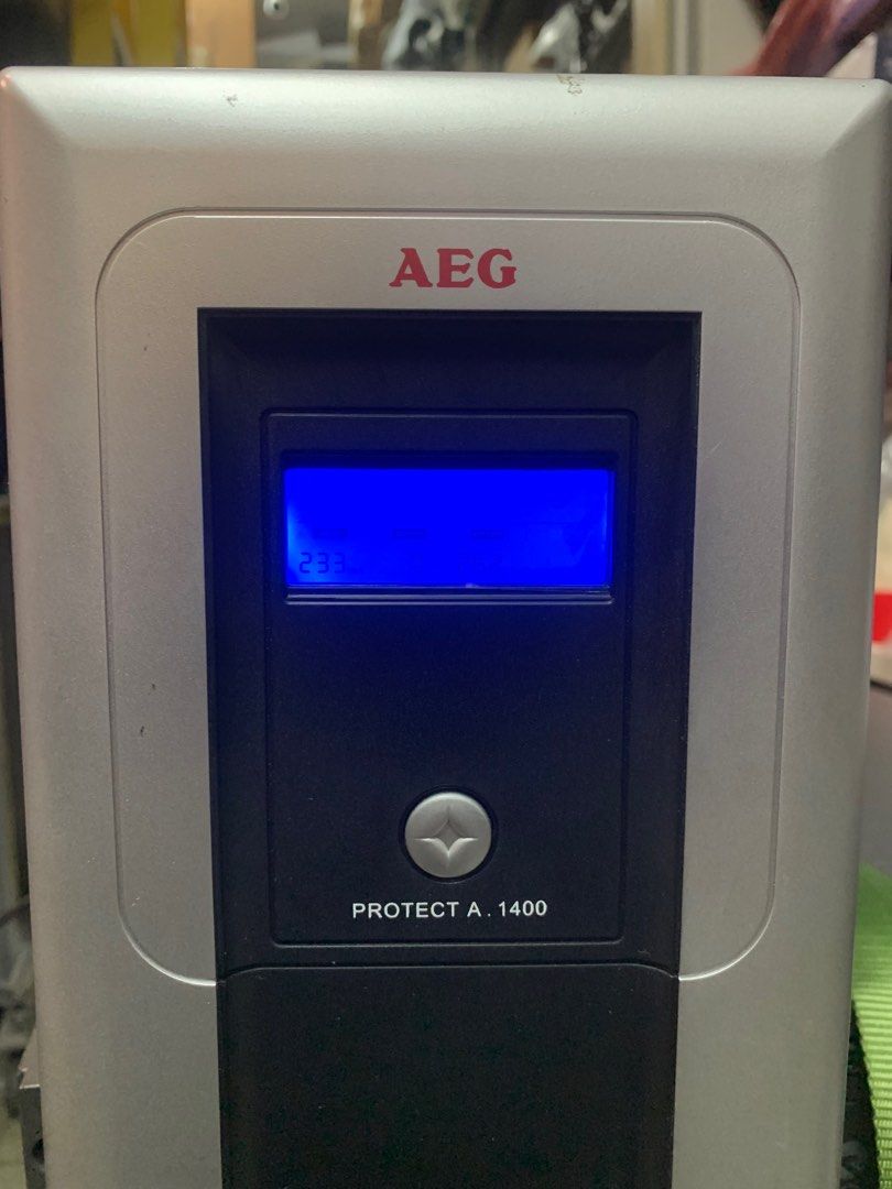 AEG UPS protect A 1400, 電腦＆科技, 商務用科技產品 - Carousell