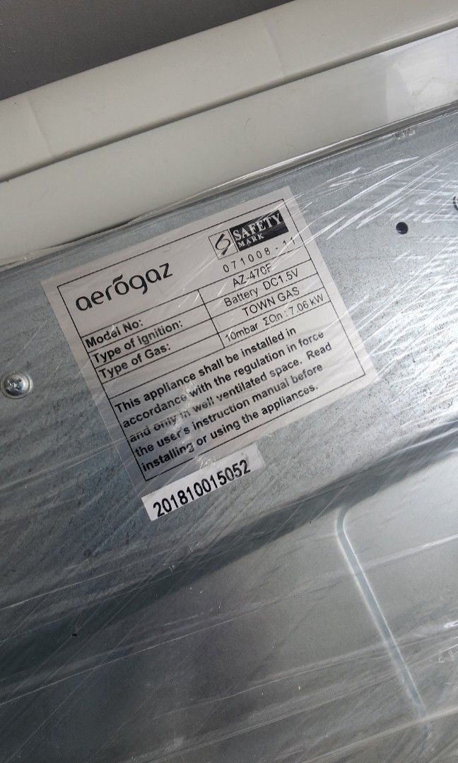 Aerogaz hob/gas stove AZ-470F (4 stove), TV & Home Appliances, Kitchen Appliances, Hobs & Hoods ...