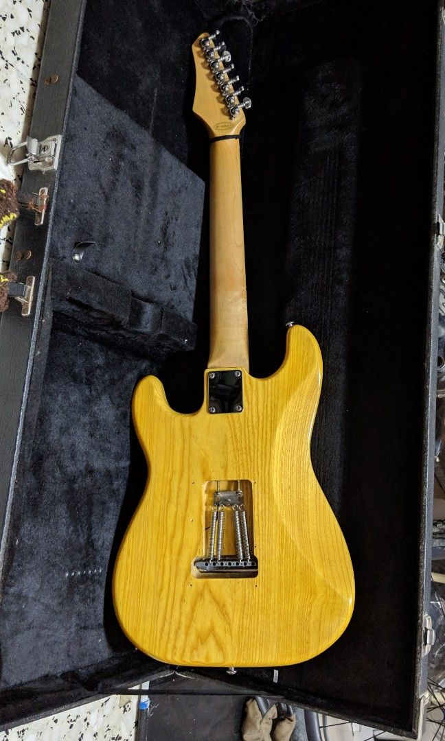 Agile 7 string guitar HSS strat with hardcase, Hobbies & Toys, Musical ...