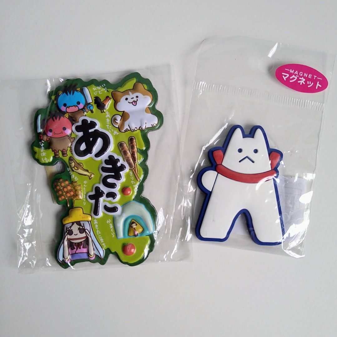 Akita Omiyage Fridge Magnet from Japan Tohoku - Akita Prefecture Map ...