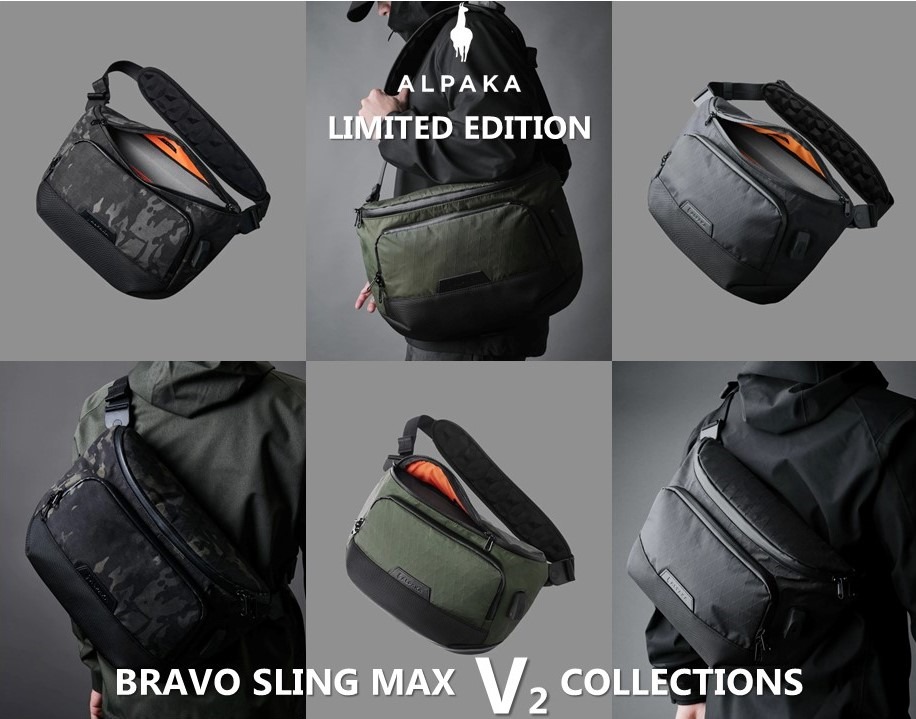 ALPAKA BRAVO SLING MAX LIMITED EDITION BLACK X-PAC The Ultimate Anti ...