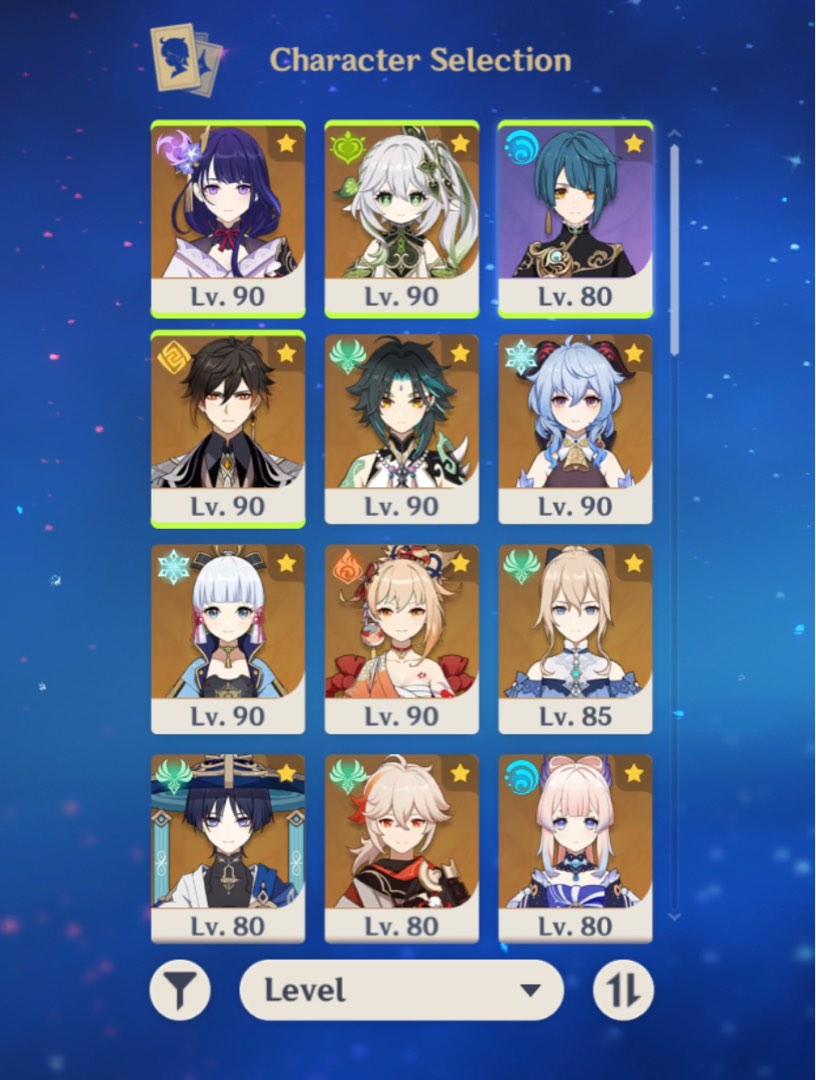 AR57 21X5 3 Archon Raiden Nahida Zhongli Yoimiya+bis Well Built Ayaka ...