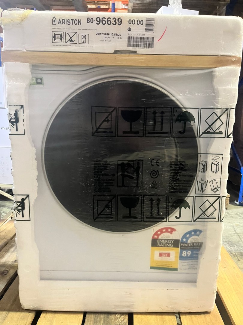 Ariston 9kg Front Load Washing Machine ( New ), TV & Home Appliances ...