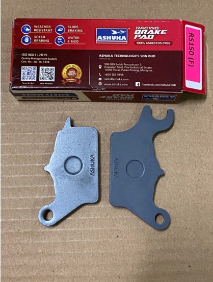 Ashuka Racing Brake Pad ( FRONT ) Honda RS150 GTR150 WINNERX SUPRA150 ...