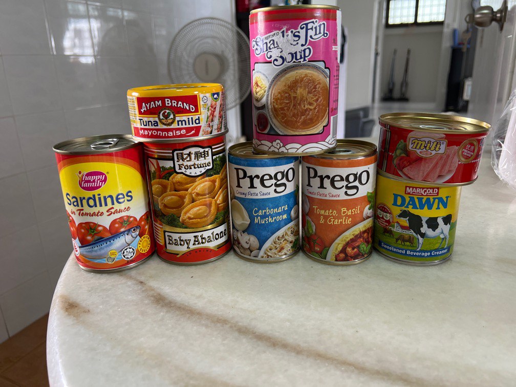 Assorted canned foods, Food & Drinks, Local Eats on Carousell