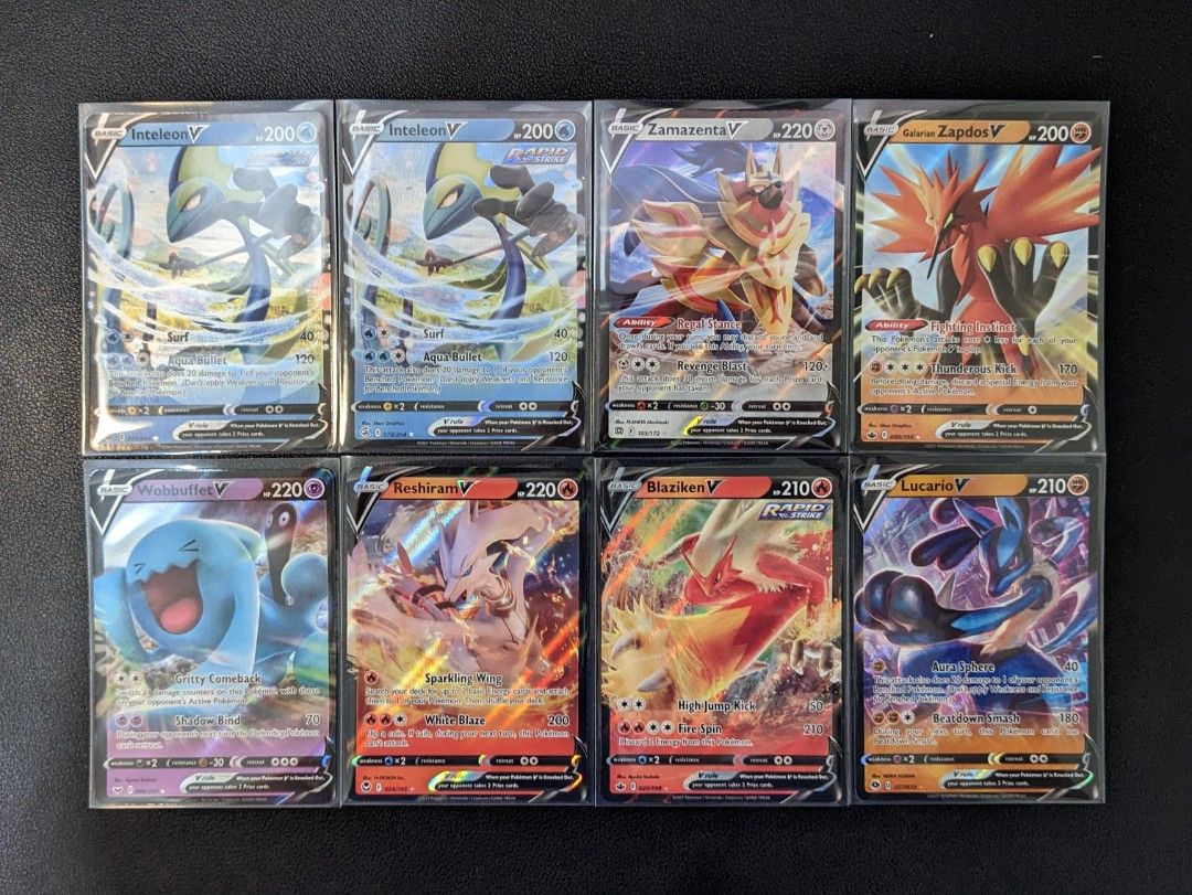 [Assorted V / GX + Promos] Pokemon TCG Hisuian Goondra Inteleon ...