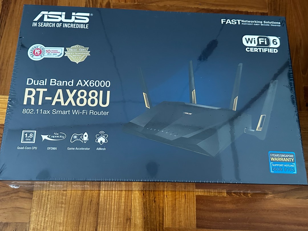 Asus Dual Band AX 6000 RT-AX88U, Computers & Tech, Parts & Accessories ...