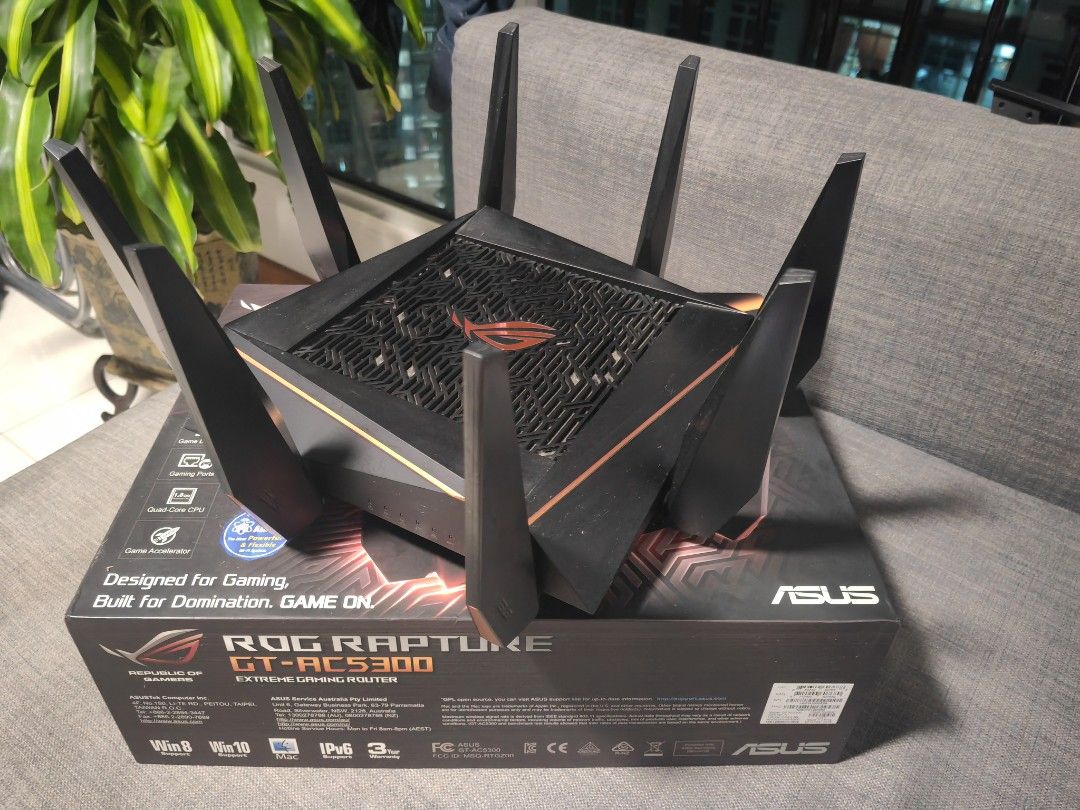 Asus GT-AC5300 Extreme Gaming Router, Computers & Tech, Parts ...
