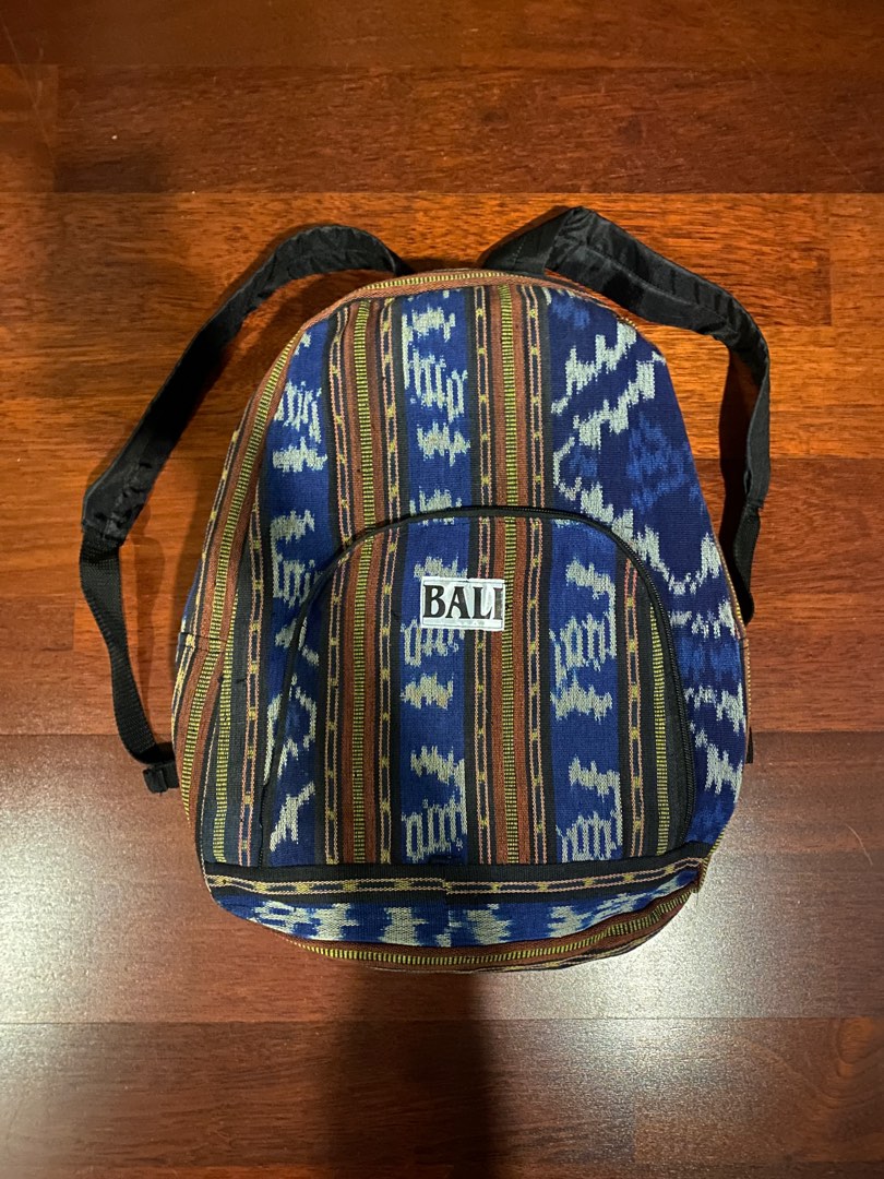 Bali Batik Pattern Backpack, Men's Fashion, Bags, Backpacks on Carousell