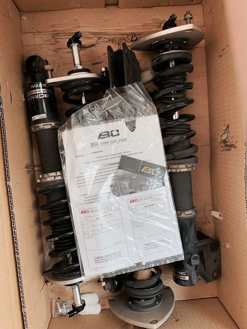 BCBR Coilover - Forester XT SJ, Car Accessories, Accessories on Carousell
