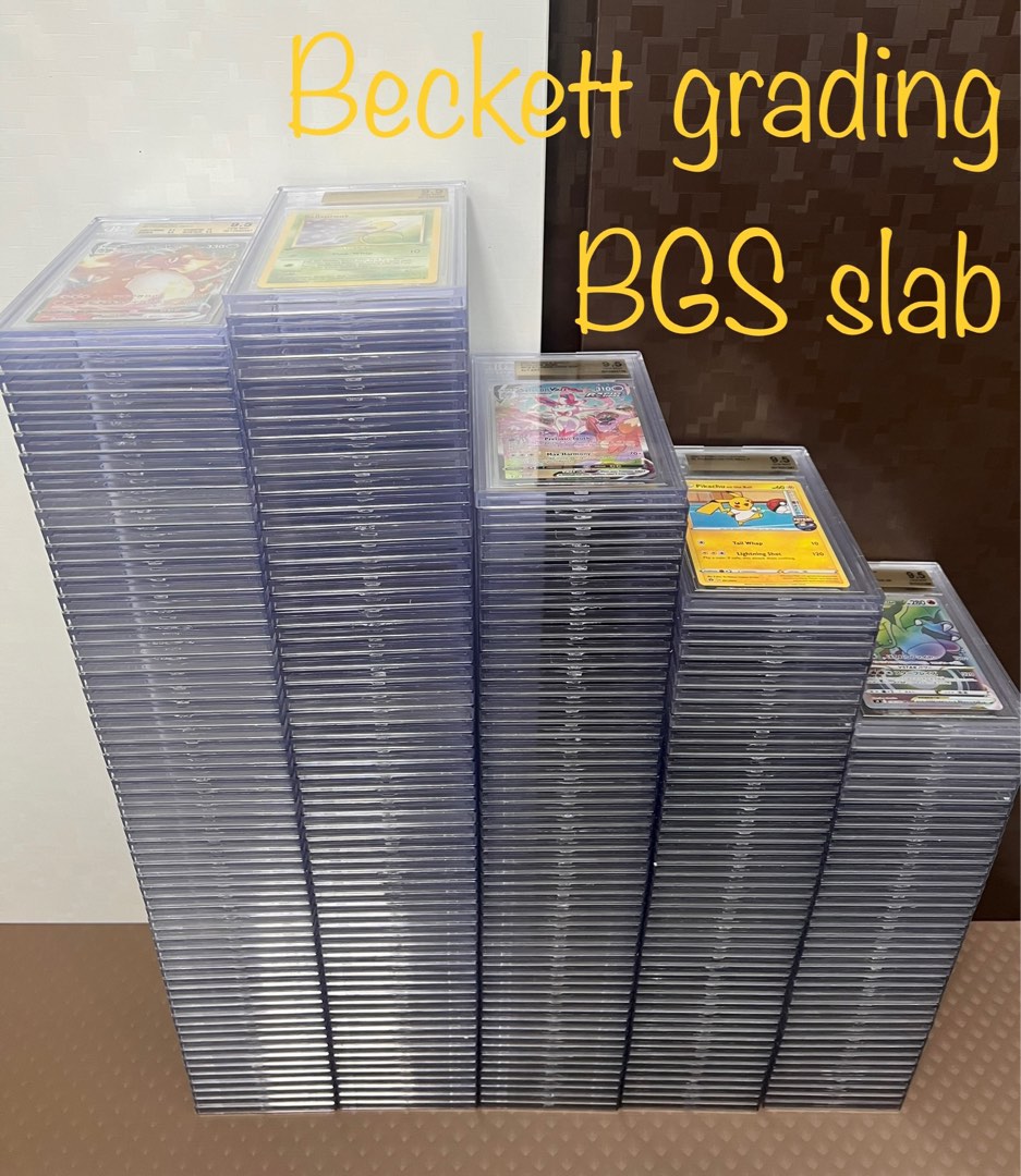 BGS Beckett grading slab pokemon mystery slab POKEMON tcg graded card ...