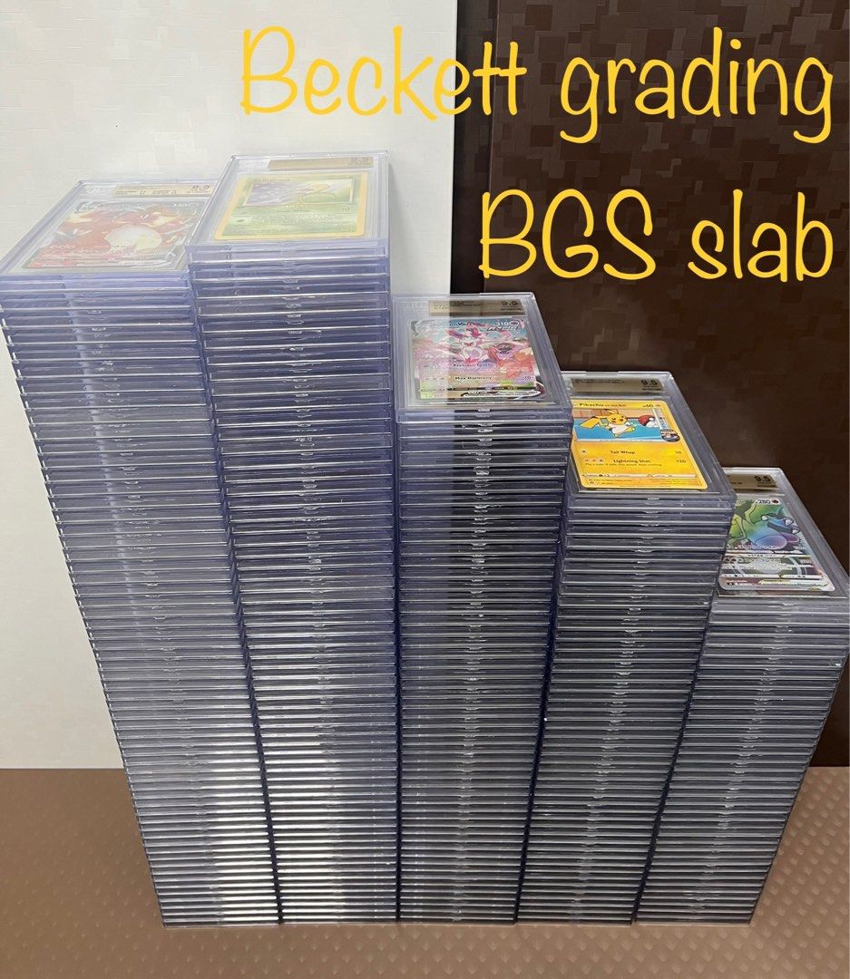BGS Beckett grading slab pokemon mystery slab POKEMON tcg graded card ...