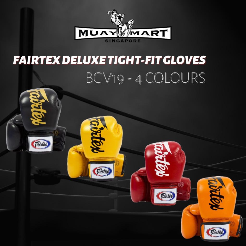 BGV19 Fairtex Deluxe Tight-Fit Boxing Gloves, Sports Equipment, Other ...