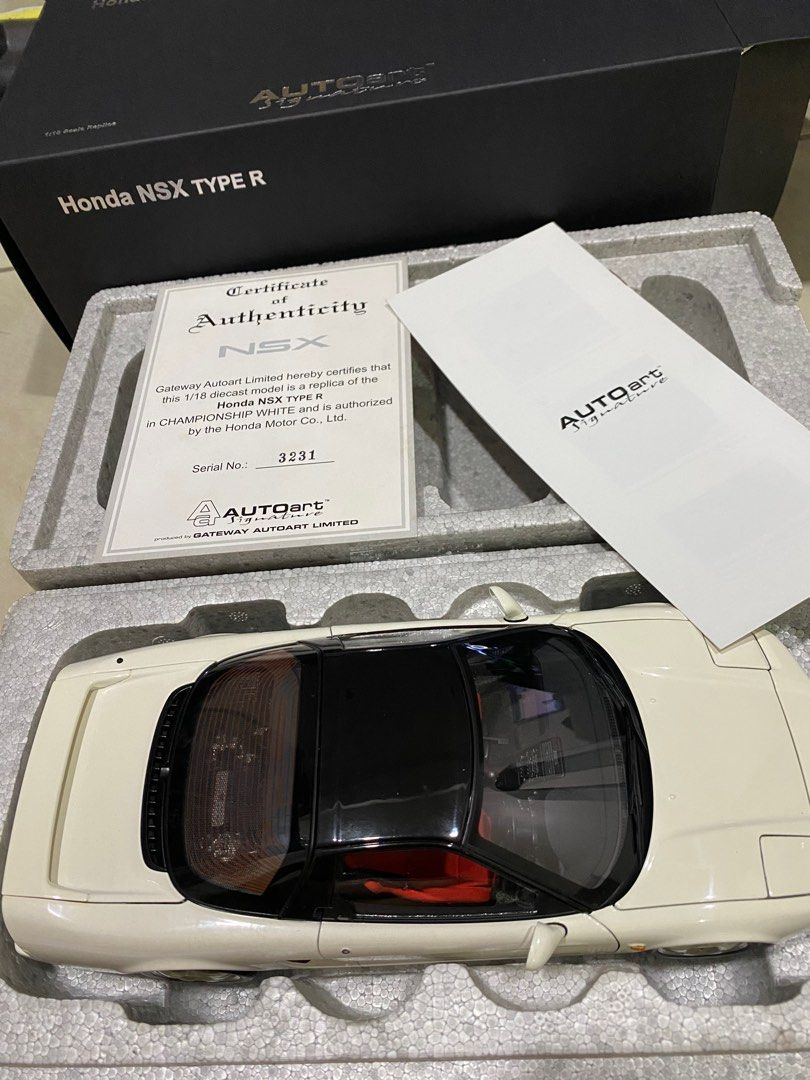 [BIB] AUTOart 73296 NSX TYPE R NA1, Hobbies & Toys, Toys & Games on ...