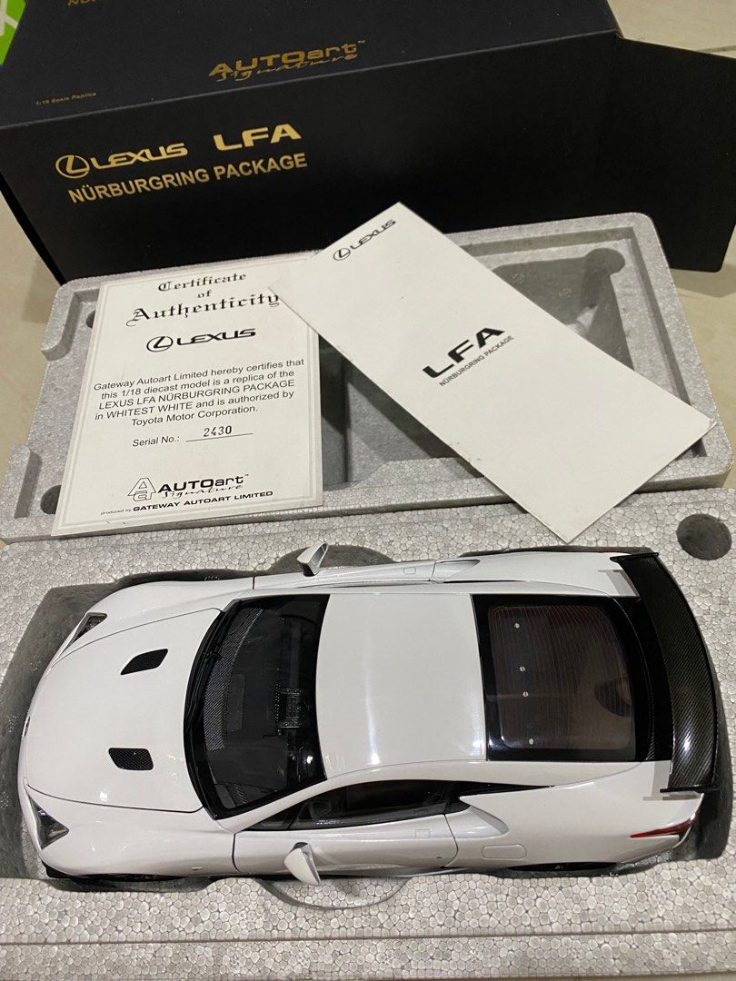 [BIB] AUTOart 78837 LEXUS LFA NURBURGRING PACKAGE, Hobbies & Toys, Toys & Games on Carousell
