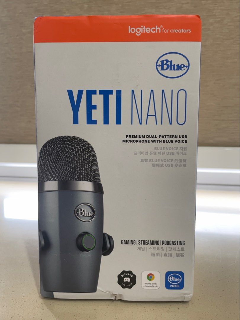 Blue Yeti Nano - Like New, Audio, Microphones on Carousell