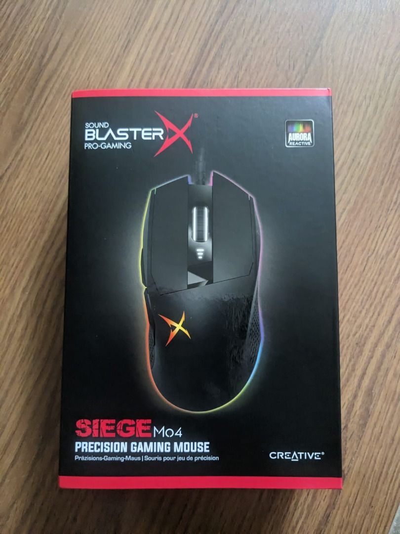 BNIB - Sound BlasterX Siege M04 Gaming Mouse, Computers & Tech, Parts ...
