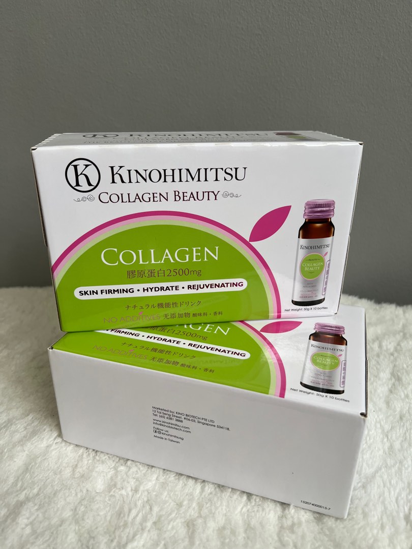 BNIB SEALED (10s) Kinohimitsu Collagen Drink, Health & Nutrition ...