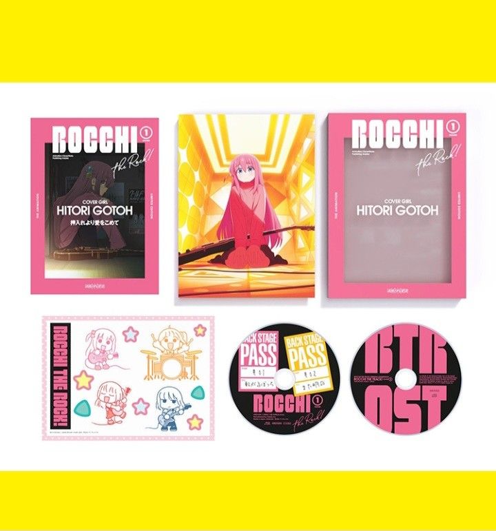 Bocchi The Rock! Animation Volume 1-3 Blu-Ray [Japan Limited Only ...