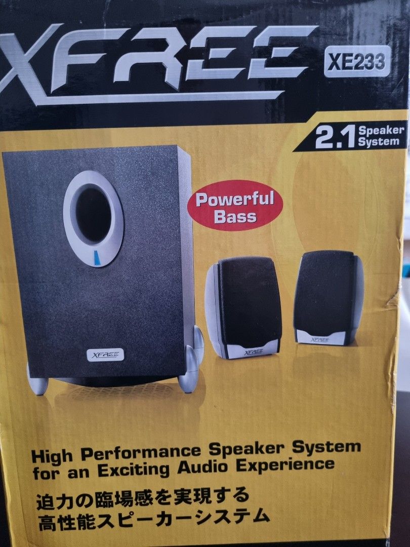 Xfree XE233 2.1 Speaker, Audio, Soundbars, Speakers & Amplifiers on ...