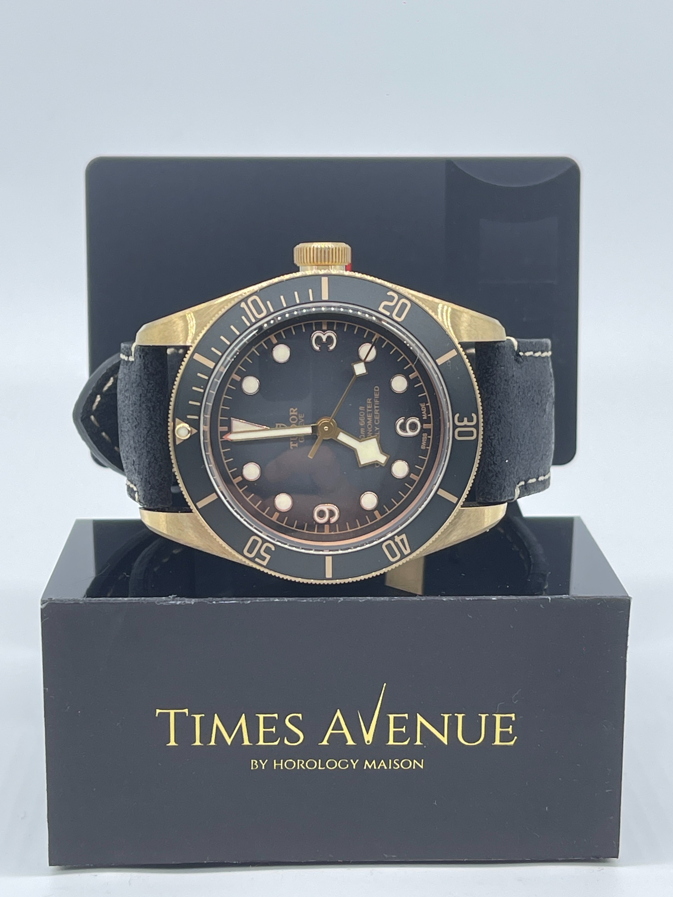 Brand New 2023 Jan Tudor Black Bay Bronze 43 79250BA 79250 Leather ...