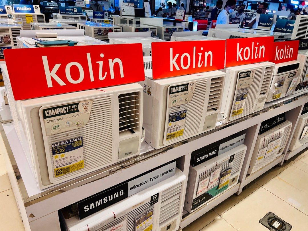 Brand New Kolin Window-type Aircon (Compact Series) 0.75, 1.0 & 1.5hp ...