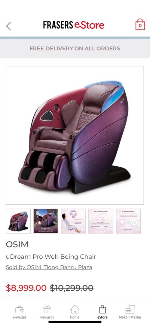 Brand New Osim Udream, Health & Nutrition, Massage Devices on Carousell