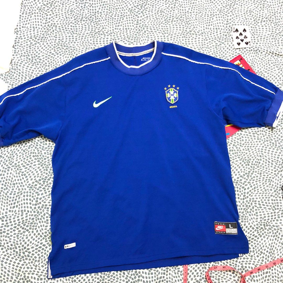 Brazil 1998 Away soccer/football jersey/kit rare/retro/vintage, Men's ...