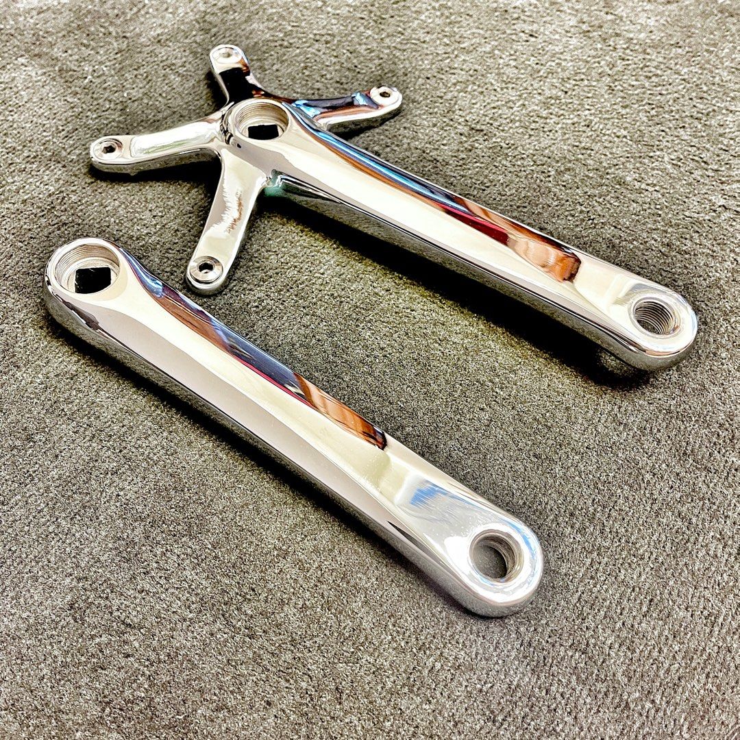 Brompton Original Cranks Chrome plated, Sports Equipment, Bicycles ...