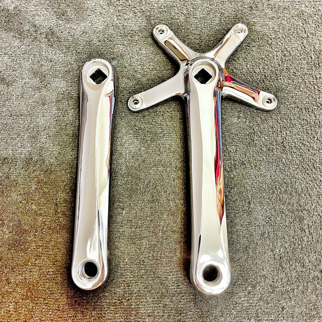 Brompton Original Cranks Chrome plated, Sports Equipment, Bicycles ...