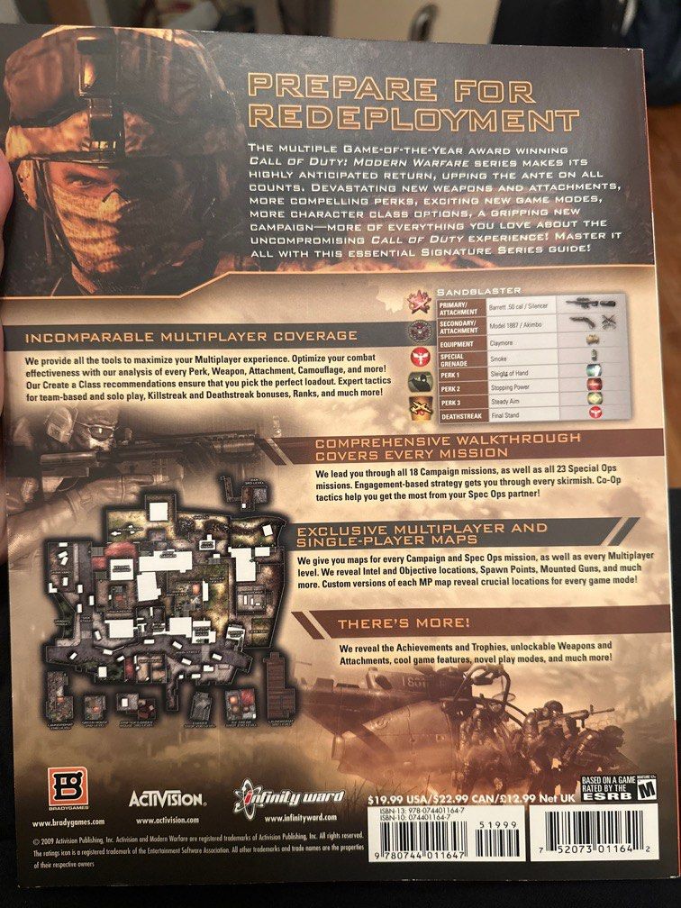 Call of Duty Modern Warfare 2 game book, Hobbies & Toys, Books ...