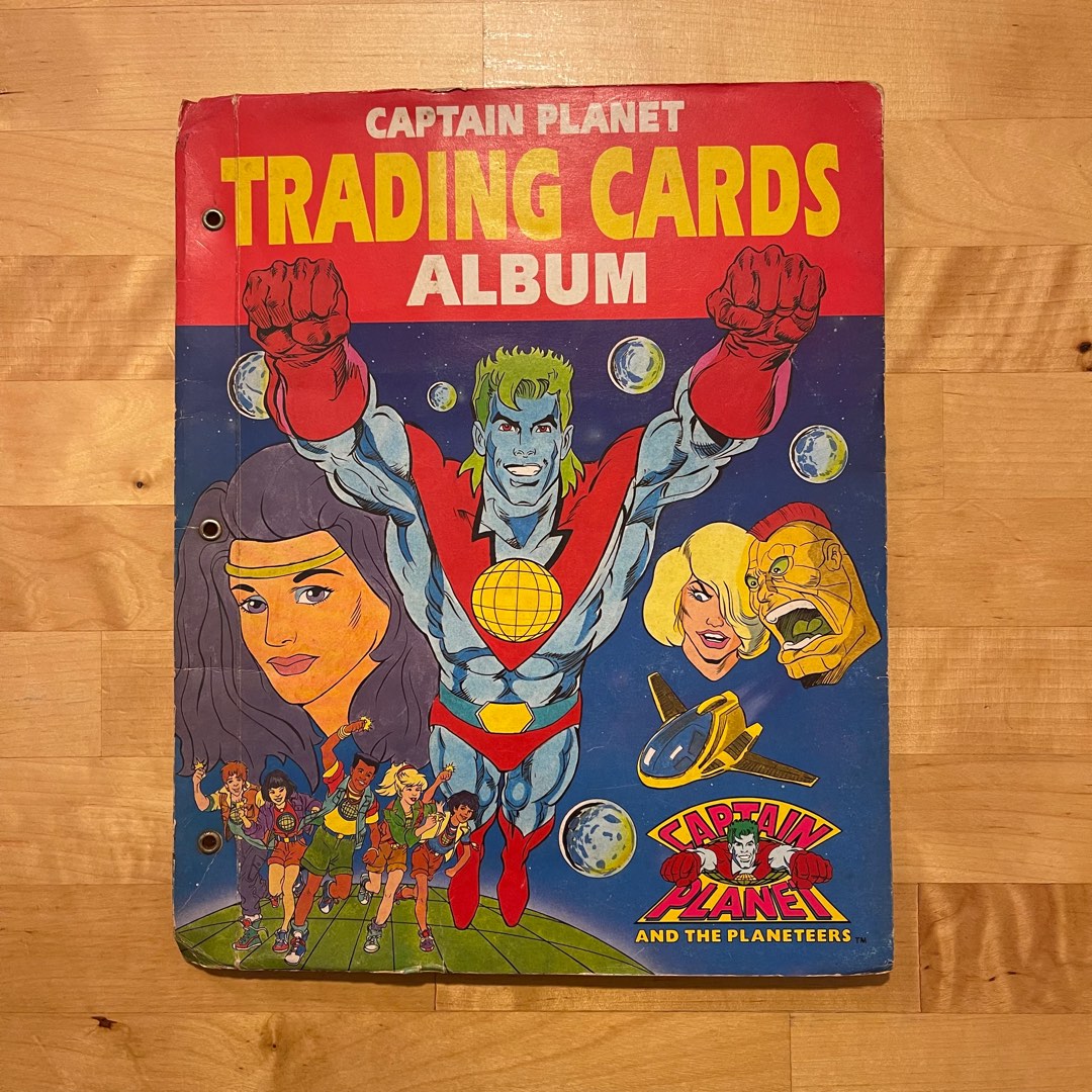 Captain Planet Trading Cards Album, Hobbies & Toys, Toys & Games on ...