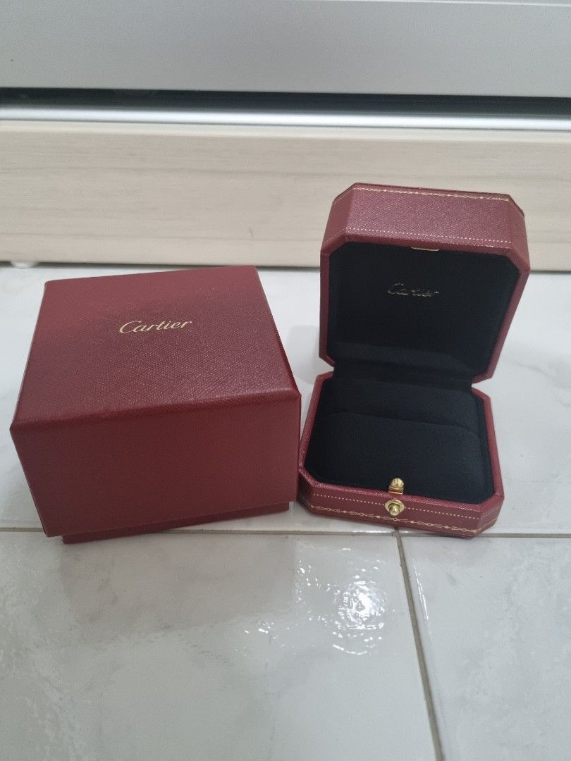 Cartier ring box, Luxury, Accessories on Carousell