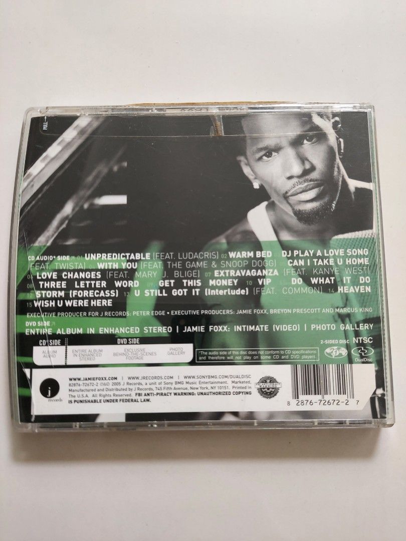 CD Jamie Foxx - Unpredictable, Hobbies & Toys, Music & Media, CDs & DVDs on Carousell