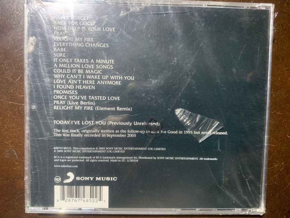 CD of Take That, Hobbies & Toys, Music & Media, CDs & DVDs on Carousell