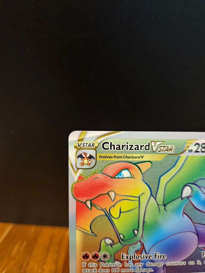 Charizard Vstar rainbow secret rare Brilliant Stars, Hobbies & Toys ...