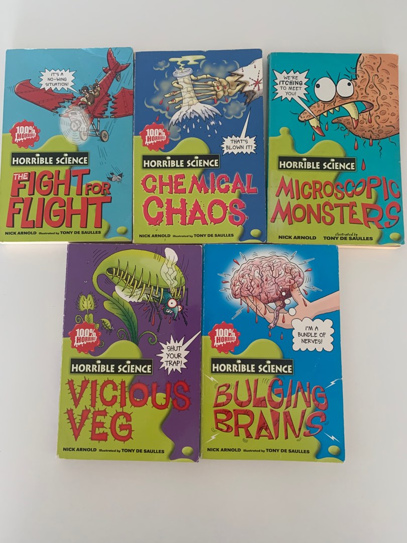 Horrible Science Children books in set of 5, Hobbies & Toys, Books ...
