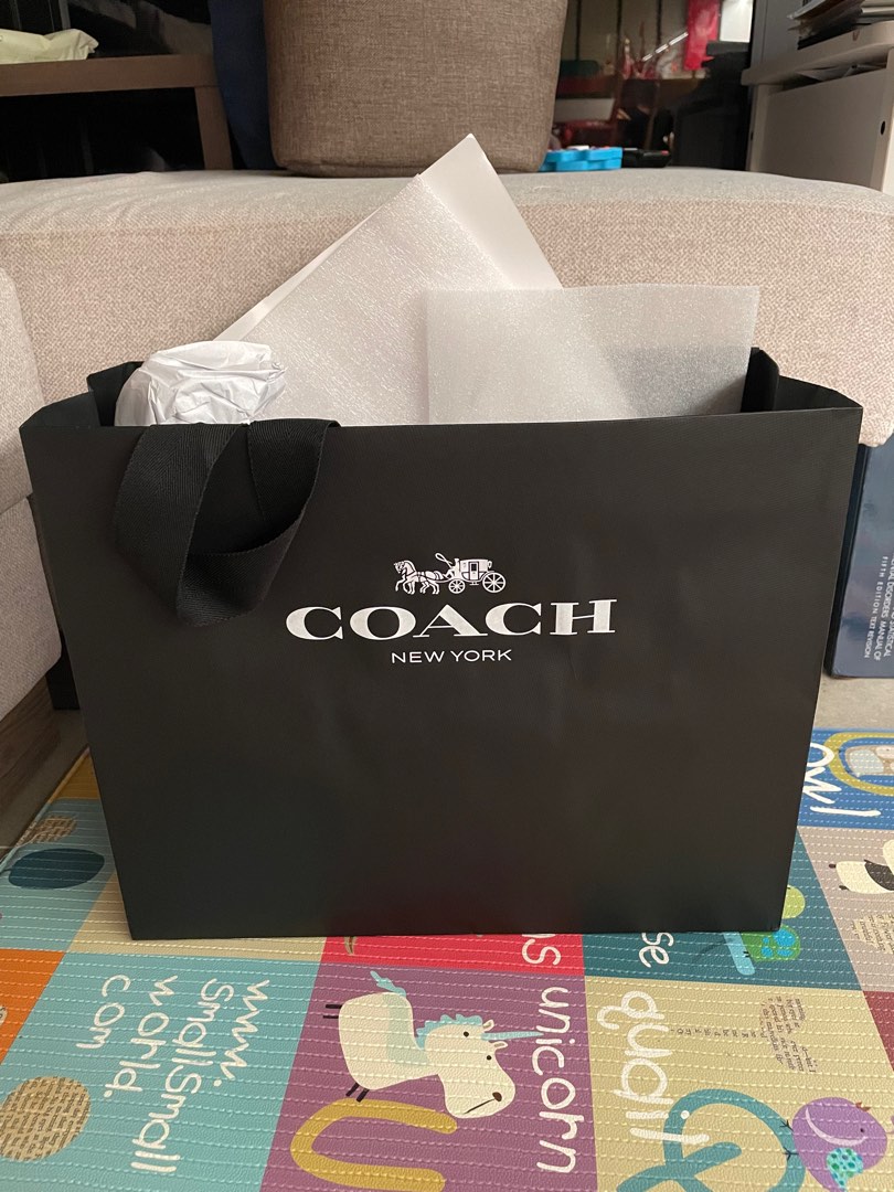 Coach paper bag, Luxury, Bags & Wallets on Carousell